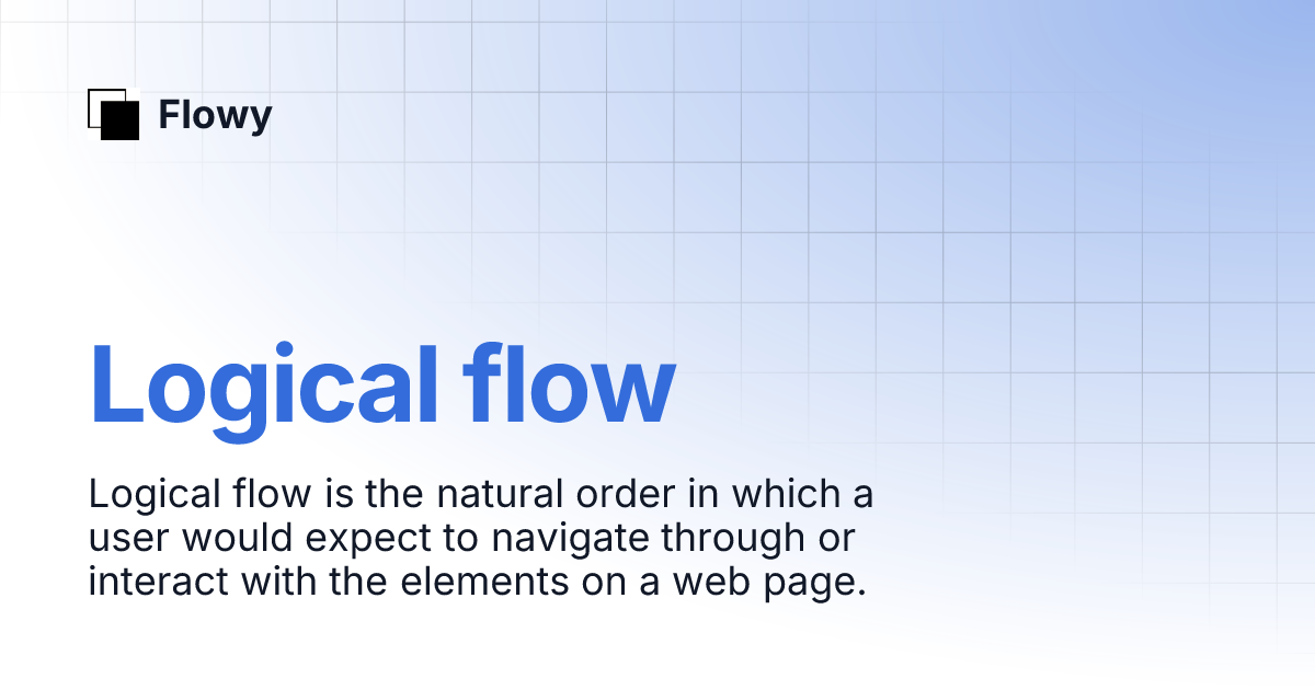 Logical flow | Flowy